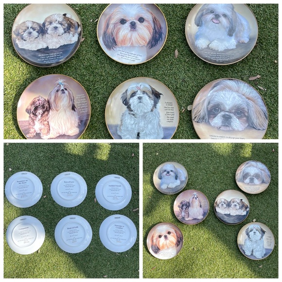 Wall Decor | Danbury Mint Cherished Shih Tzus Collection Limited ...